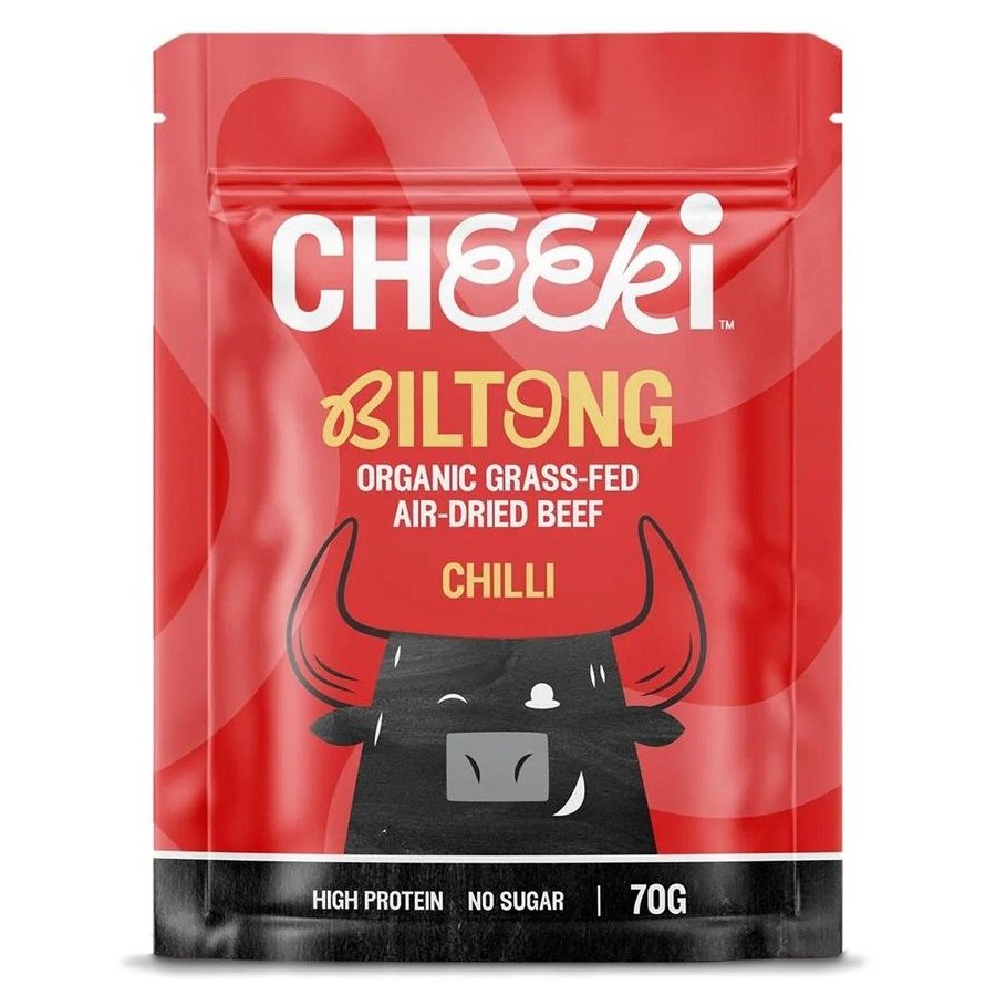 Cheeki Biltong - Chilli 70g – Rita's Farm Produce