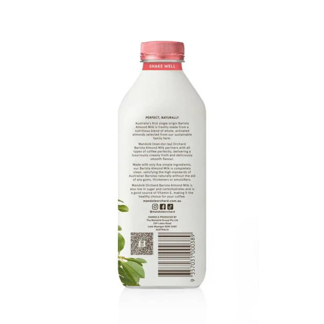 Mandole Orchard - Almond Barista Milk 1L – Rita's Farm Produce