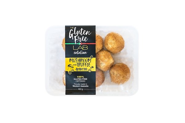 Gluten Free Lab - Mushroom & Truffle Arancini 400g – Rita's Farm Produce