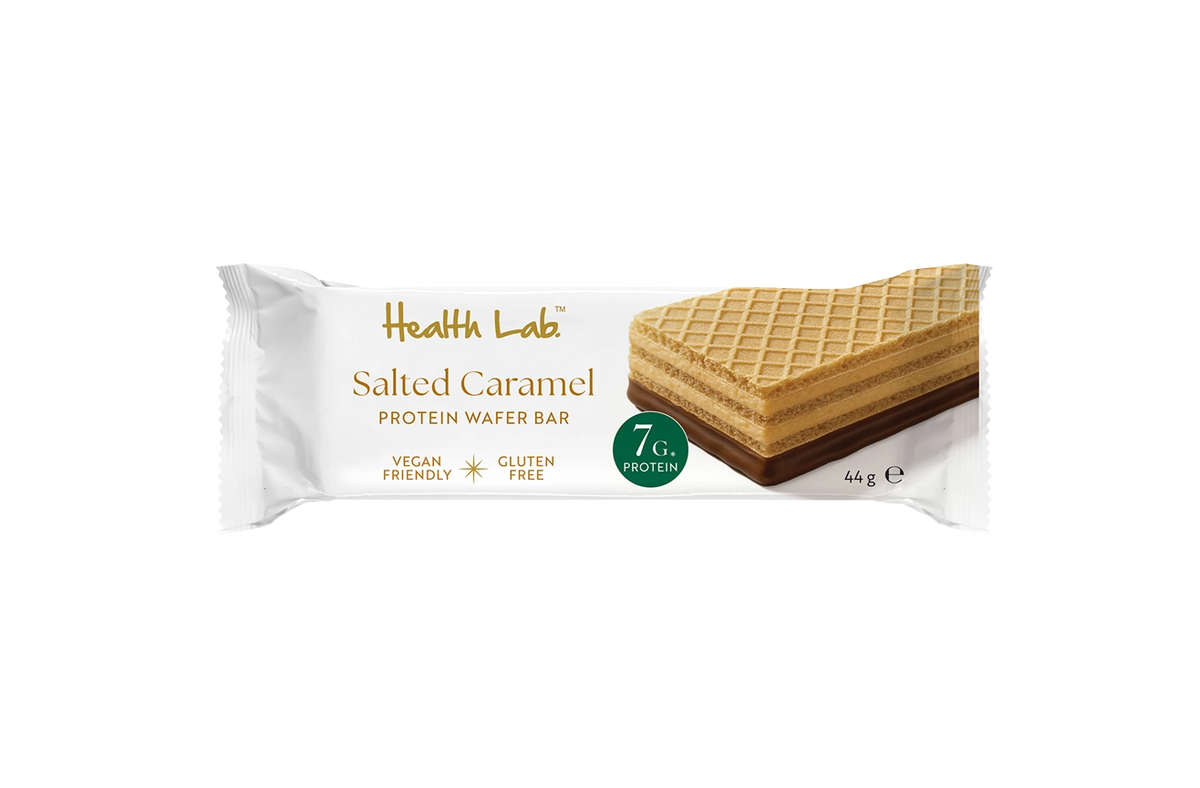 Health Lab - Wafers Salted Caramel Protein Bars 44g – Rita's Farm Produce