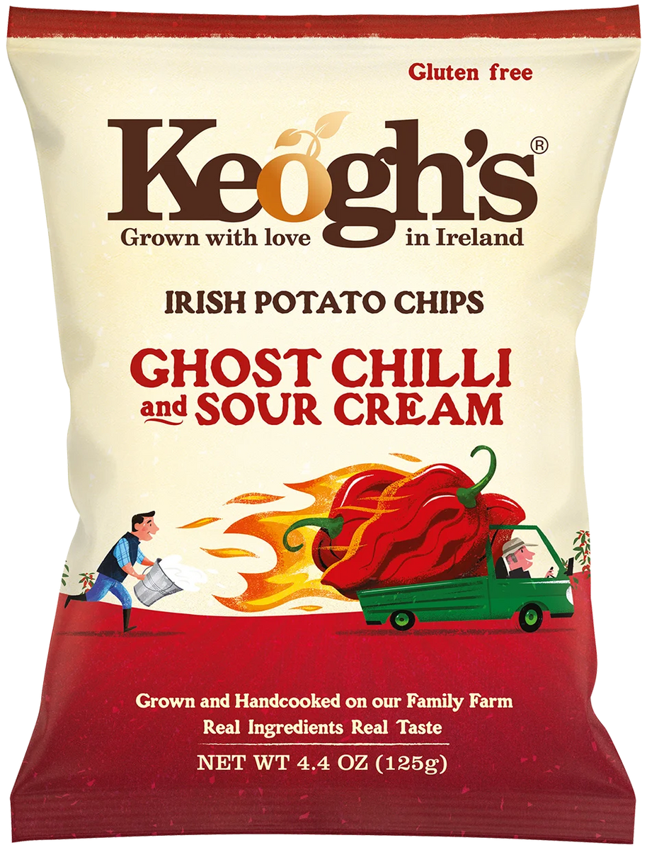 Keogh's Irish Potato Chips - Ghost Chilli & Sour Cream – Rita's Farm ...