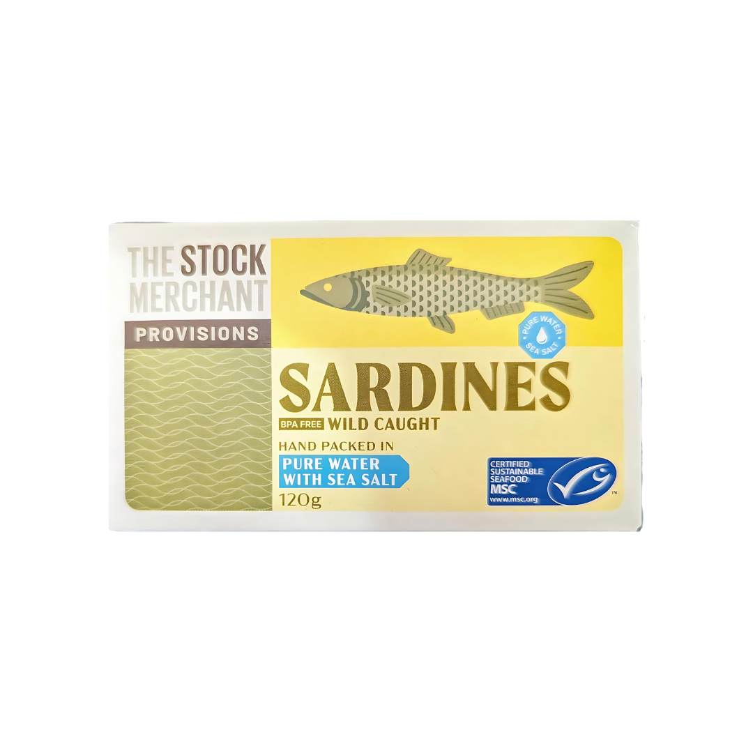 The Stock Merchant - Wild Caught Sardines in Pure Water and Sea Salt 1 ...