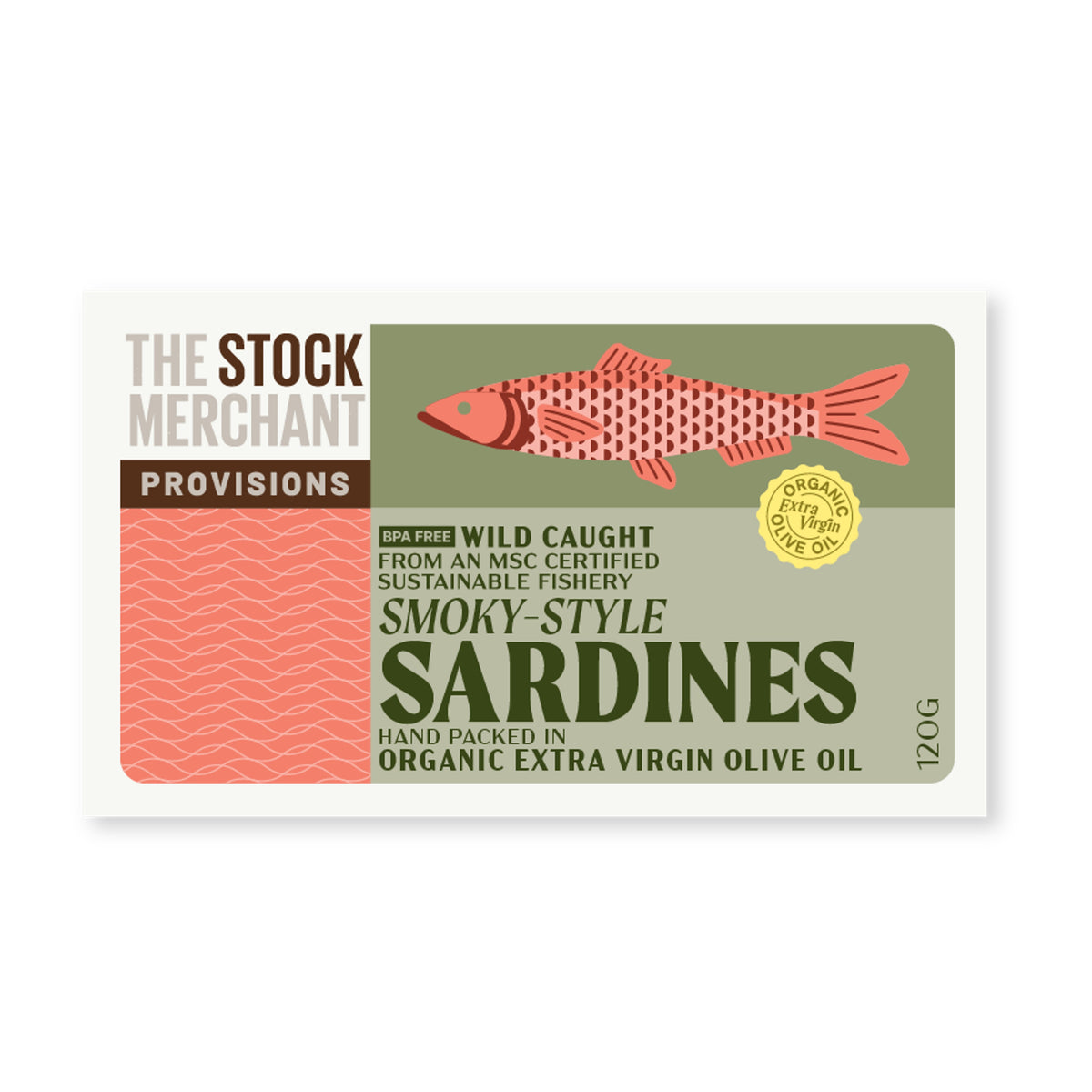 The Stock Merchant - Smoked Sardines in EVOO 120g – Rita's Farm Produce