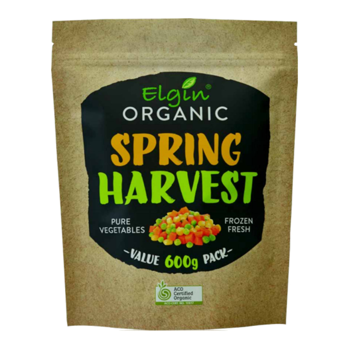 Elgin - Spring Harvest Veggies Organic 600g (Frozen) – Rita's Farm Produce