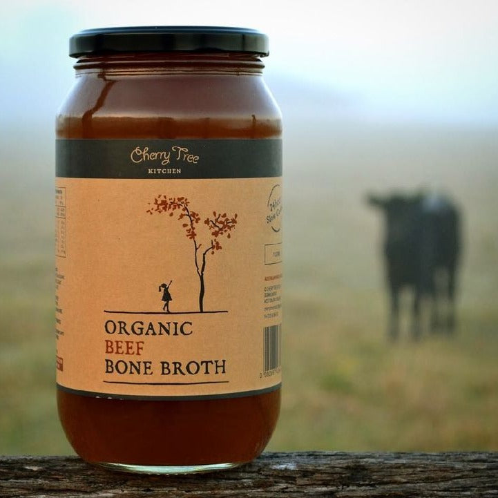 Cherry Tree - Organic Beef Broth (1L) – Rita's Farm Produce
