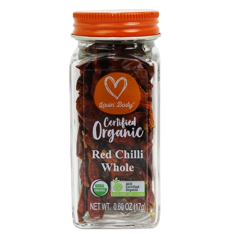 Lovin' Body - Organic Dried Whole Red Chilli 17g – Rita's Farm Produce